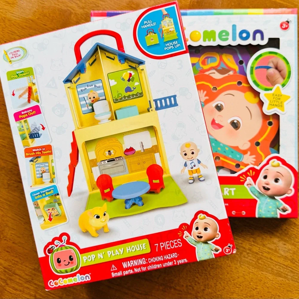 CoComelon | Toys | Cocomelon Pop N Play House Playset And Lace Up Toy ...